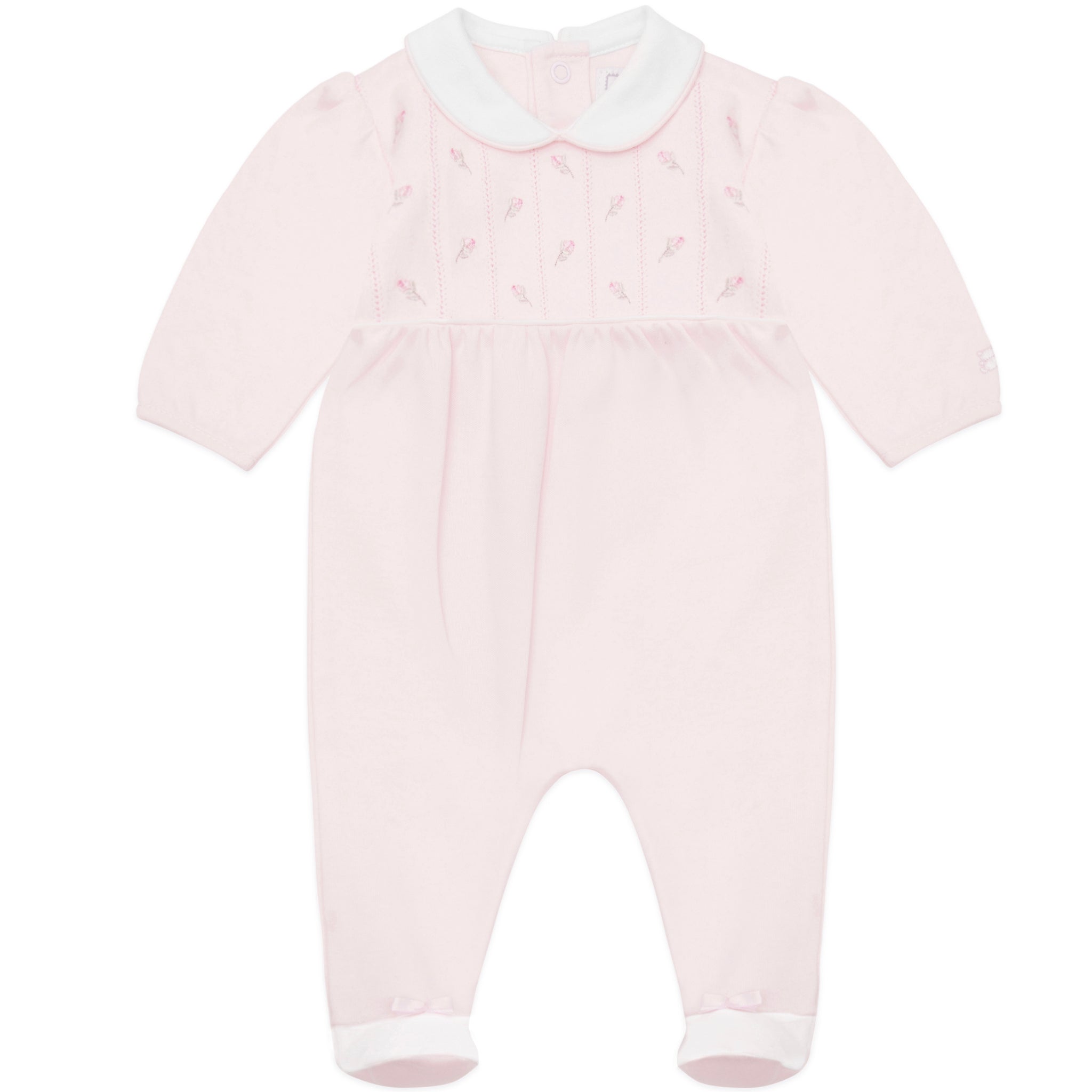 Jilly Baby Girls Floral Embroidery Babygrow – Emile et Rose
